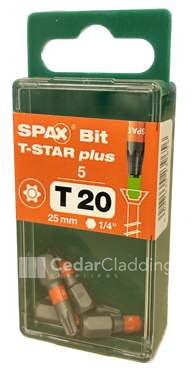 Spax T-star Drive Bits | Oak Moulding | Cedar Cladding