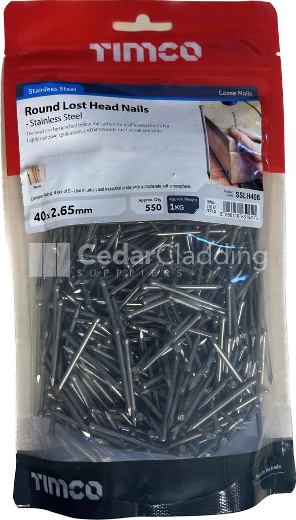 Stainless Steel Lost Head | Stainless Steel Nails | Steel Nails