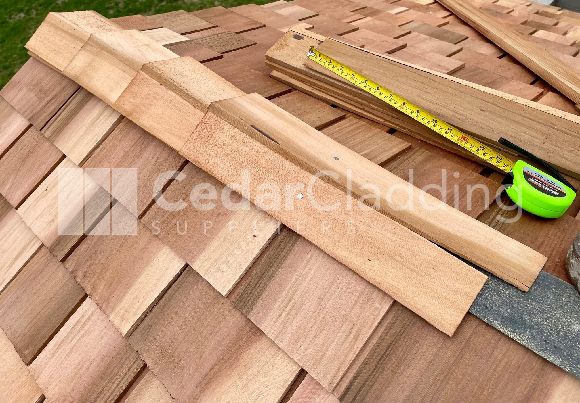 Western Red Cedar Ridge Tiles | Cedar Decking | Cedar Fencing